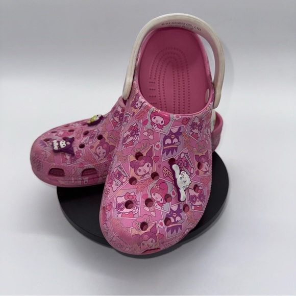 CROCS | Shoes | Hello Kitty Crocs Pink Cartoon Crocs | Poshmark